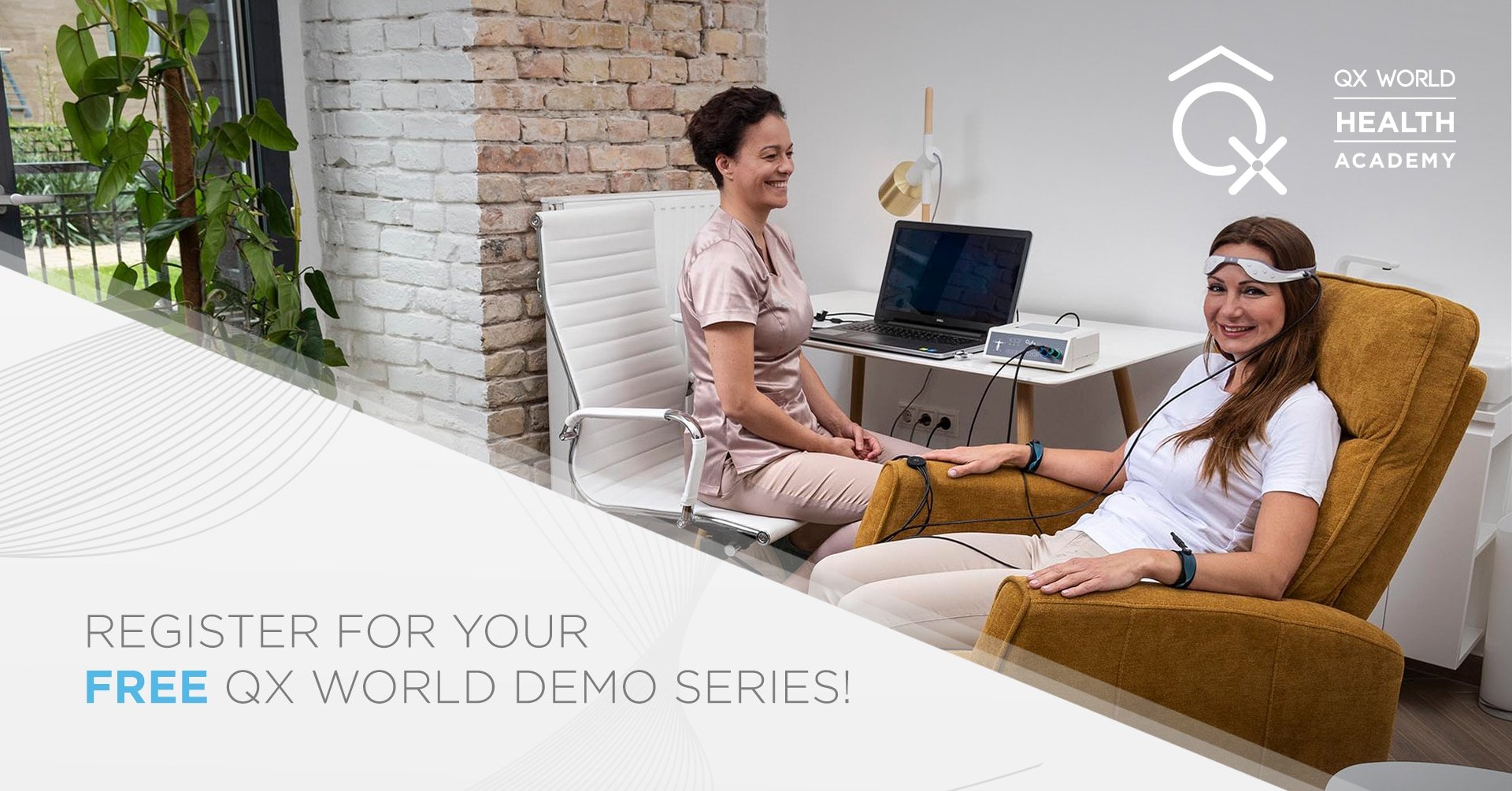 Sign up for a free digital demo session at QX World